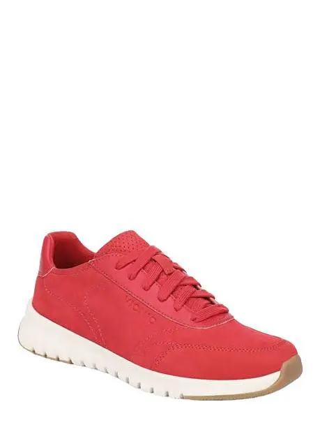 Vionic Uptown Nubuck Sneaker - Varsity Red