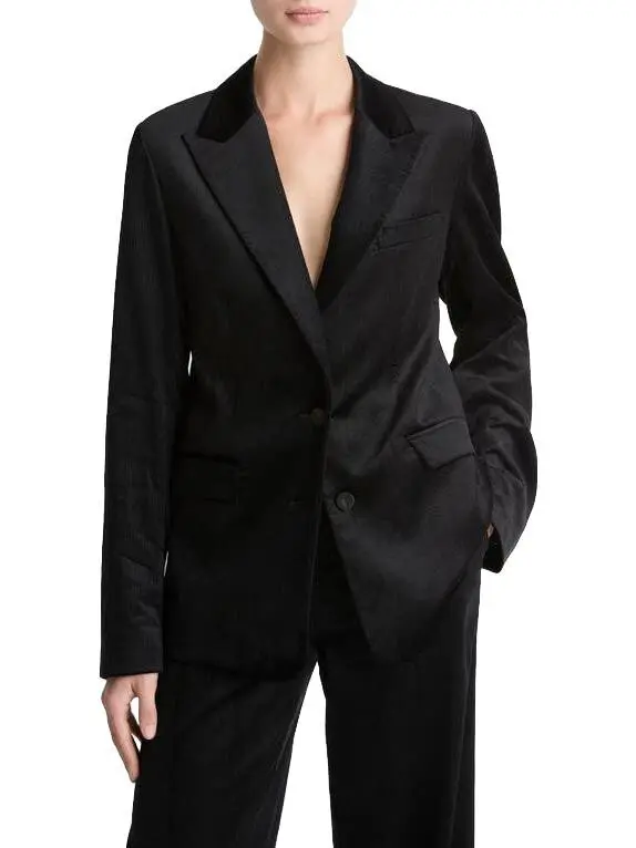 Vince Velvet Blazer - Black