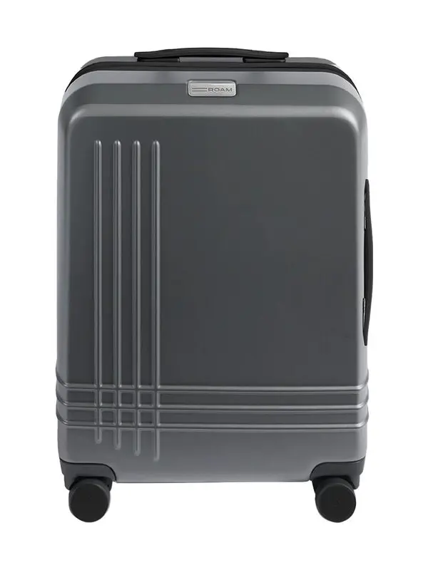 ROAM Large Expandable Carry-on Luggage - Matte Steel/black Trim