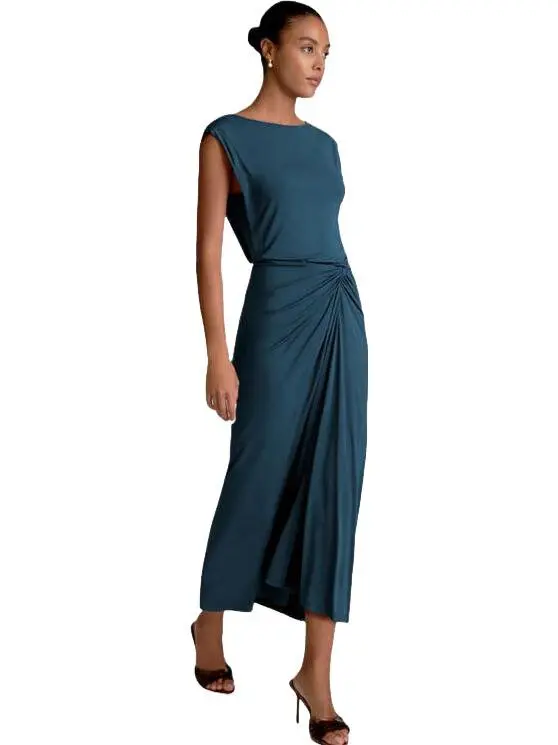 M.M.LAFLEUR Zita Sleeveless Dress - Moroccan Blue