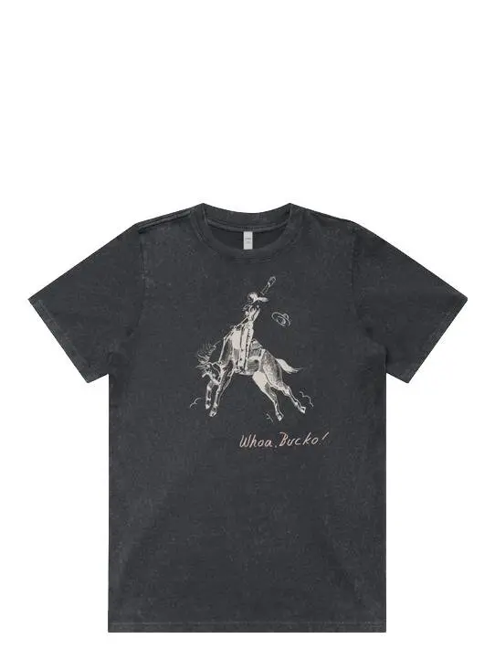 ABLE Whoa Bucko Short Sleeve Tee - Black Stone