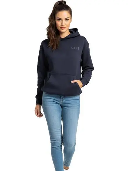ABLE Signature Hoodie Sweatshirt - Navy Ink