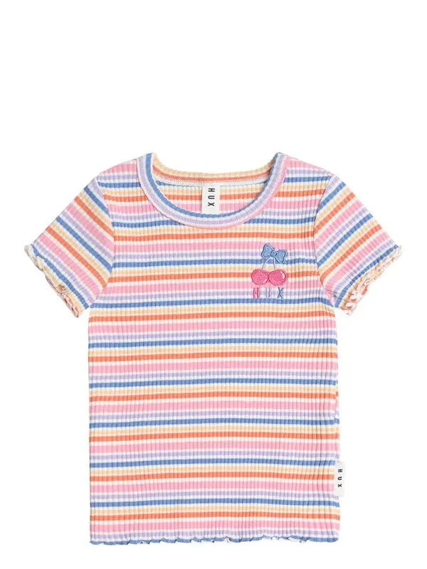 HUXBABY Ribbed Tee - Multi