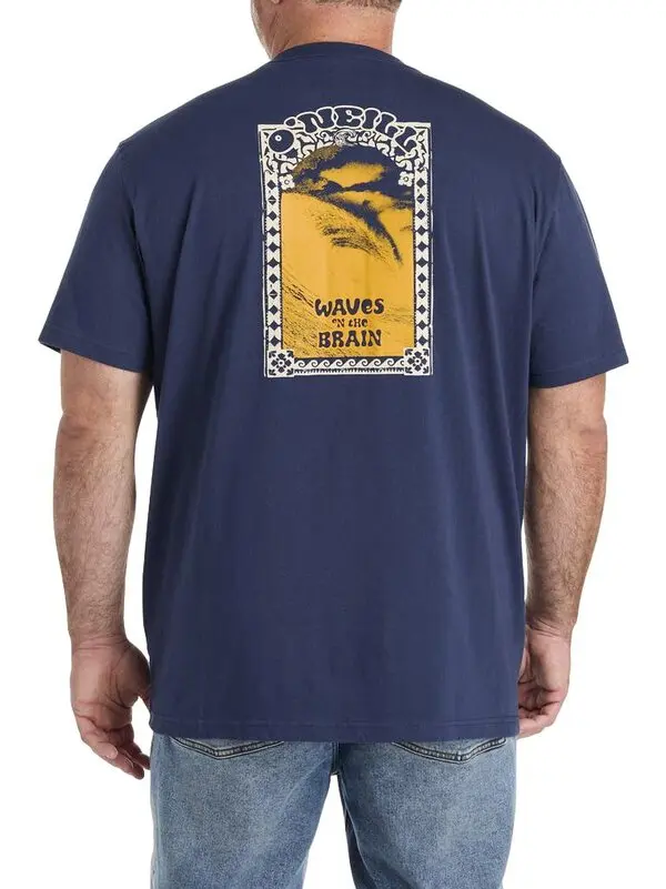 O'Neill Big & Tall Hacked Graphic Tee - Navy
