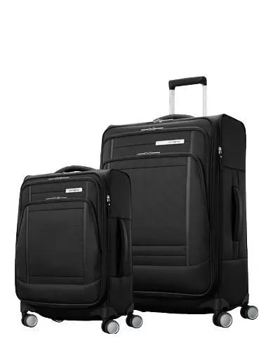 SAMSONITE Uplift 2-piece Lightweight Softside Expandable Luggage Set - Black