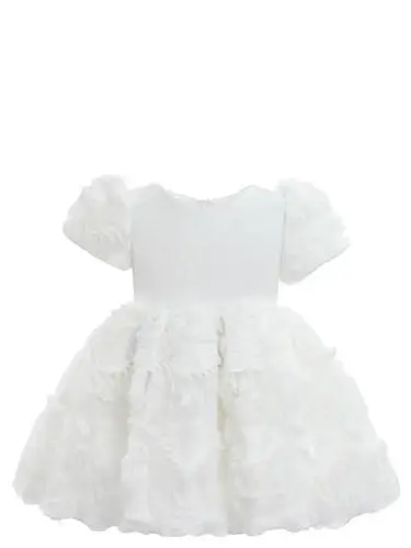 TULLEEN Bow Rosette Dress - White