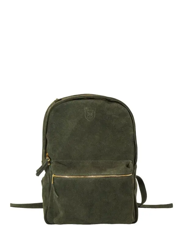 SABANDIJA Duke Suede Backpack - Green