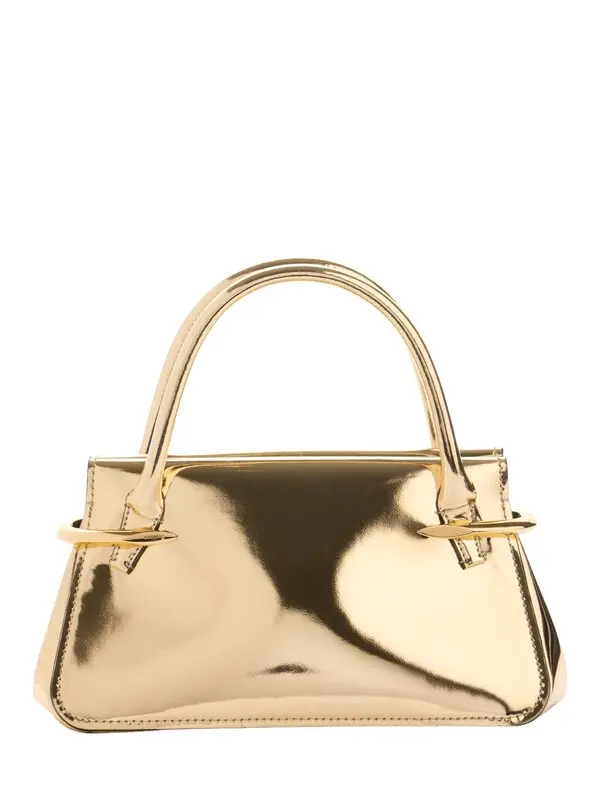 Givenchy Mini Pinch Metallic Top Handle Bag - 715-golden