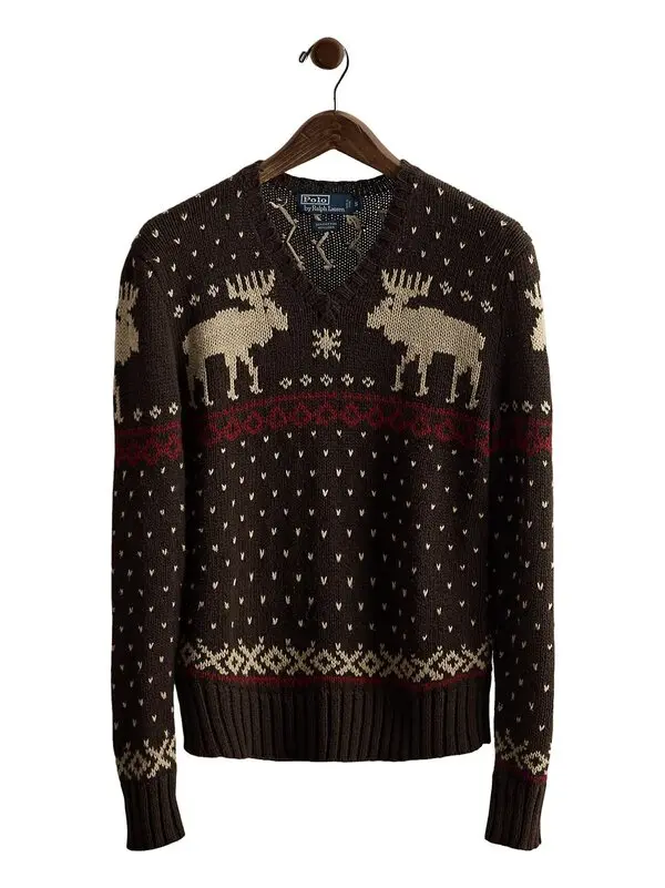 Ralph Lauren Hand-knit Merino Wool Sweater - Multi