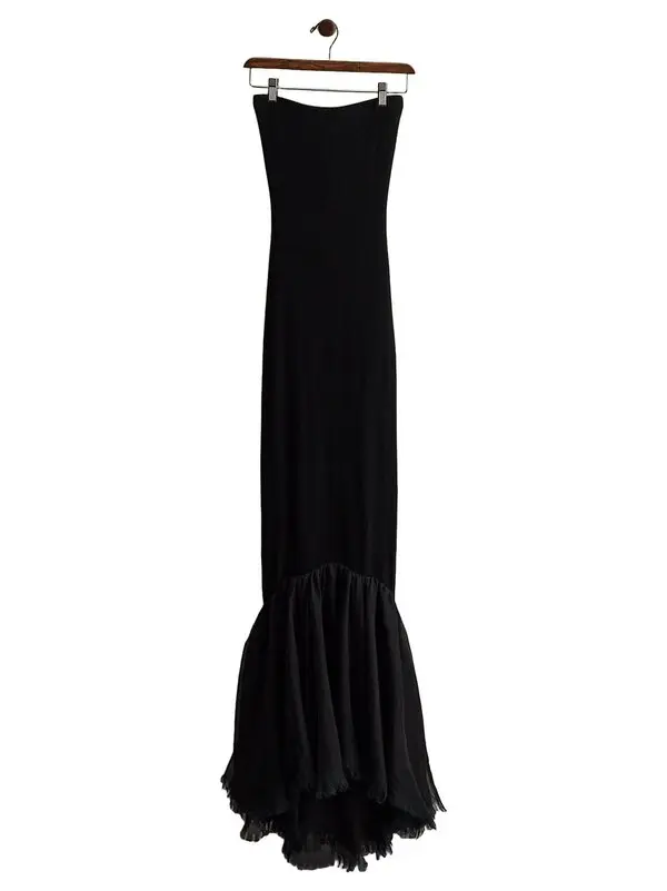 Ralph Lauren Cashmere Evening Dress - Black