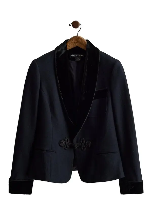 Ralph Lauren C. 2005 Wool-blend Blazer - Black