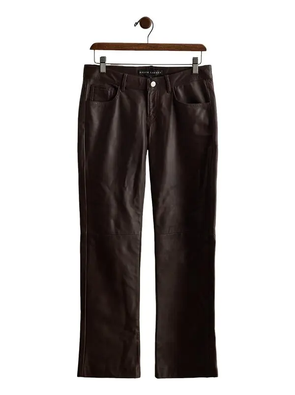 Ralph Lauren C. 2005 Lambskin Pants - Black