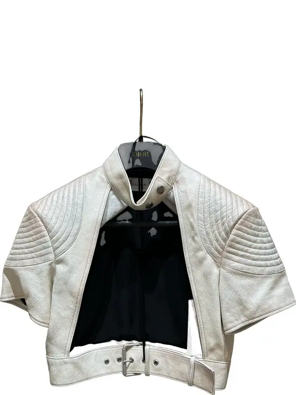 Dior Cropped Jacket - White
