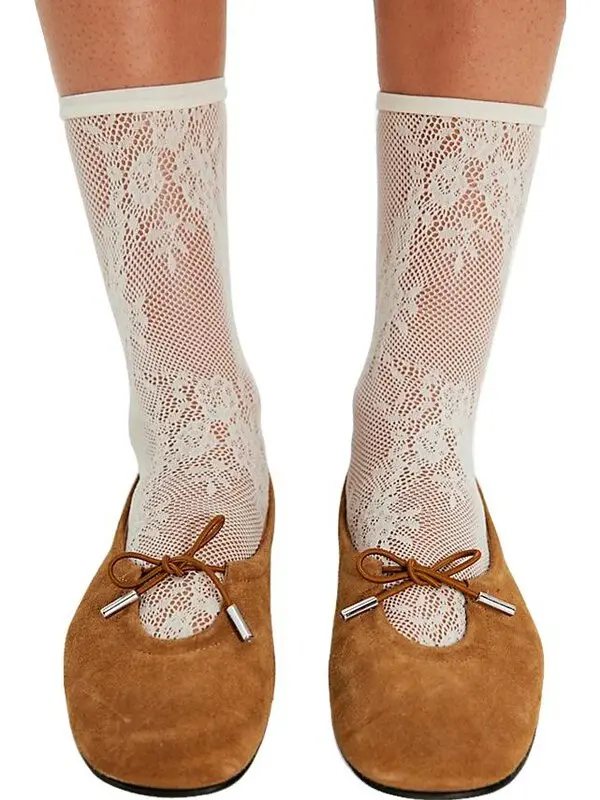ALOHAS Rosalind Ballet Flats - Tan Suede