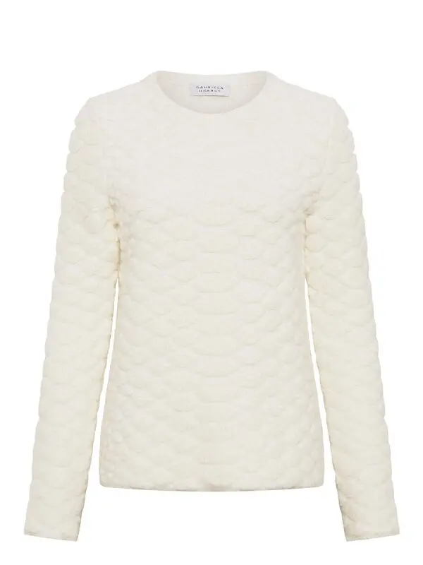 Gabriela Hearst Tansey Knit Sweater - Ivory