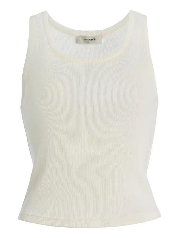 FRAME X Amelia Gray The Ghost Tank - White