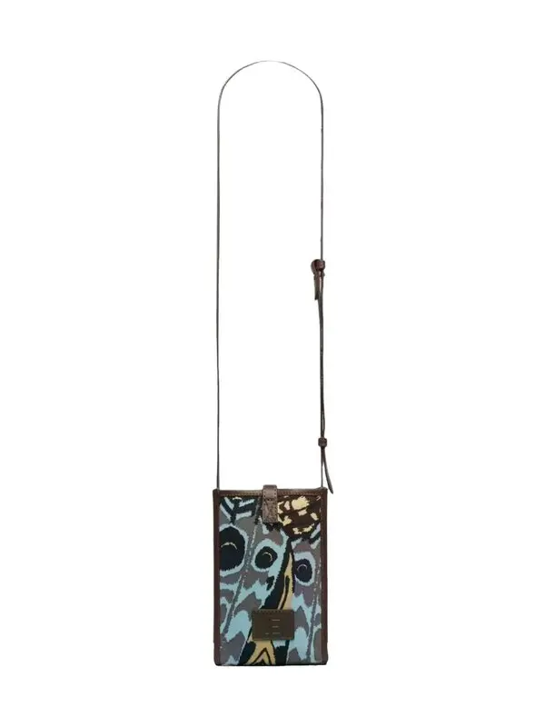 INOUI EDITIONS Butterfly Print Cross Body Bag - Grey