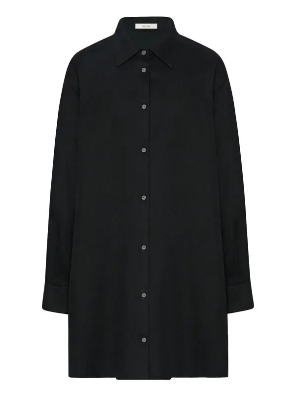 THE ROW Luka Shirt - Black