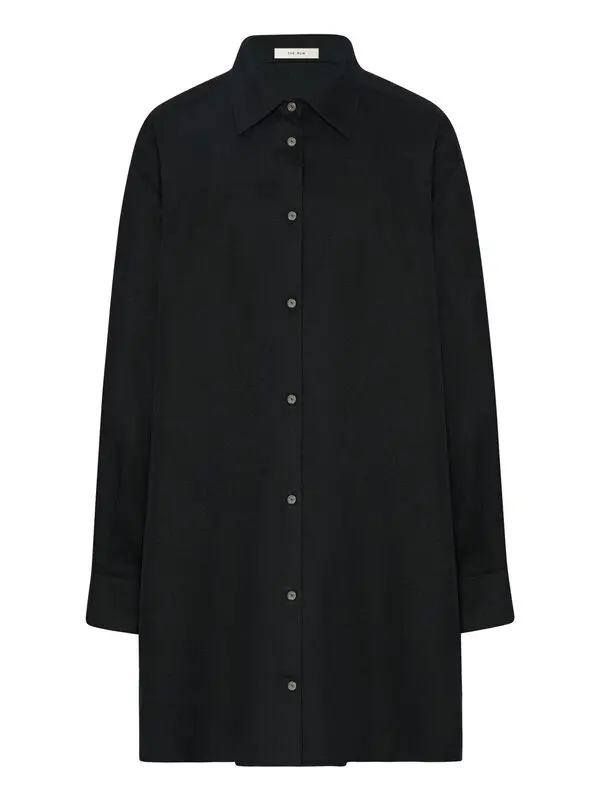 THE ROW Luka Shirt - Black