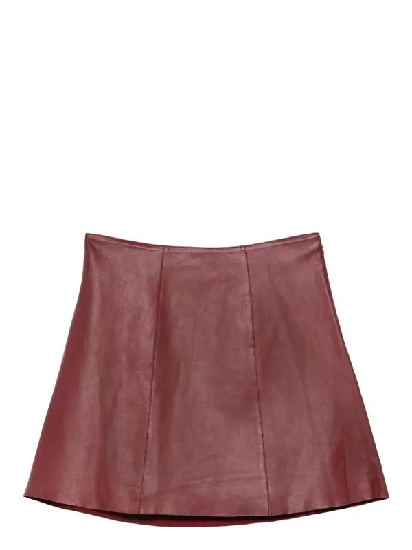 BY MALENE BIRGER Namia Panelled Mini Skirt - Red