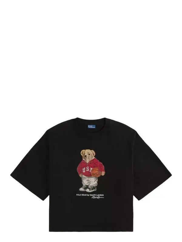 Polo Ralph Lauren Polo Bear Embellished T-shirt - Black