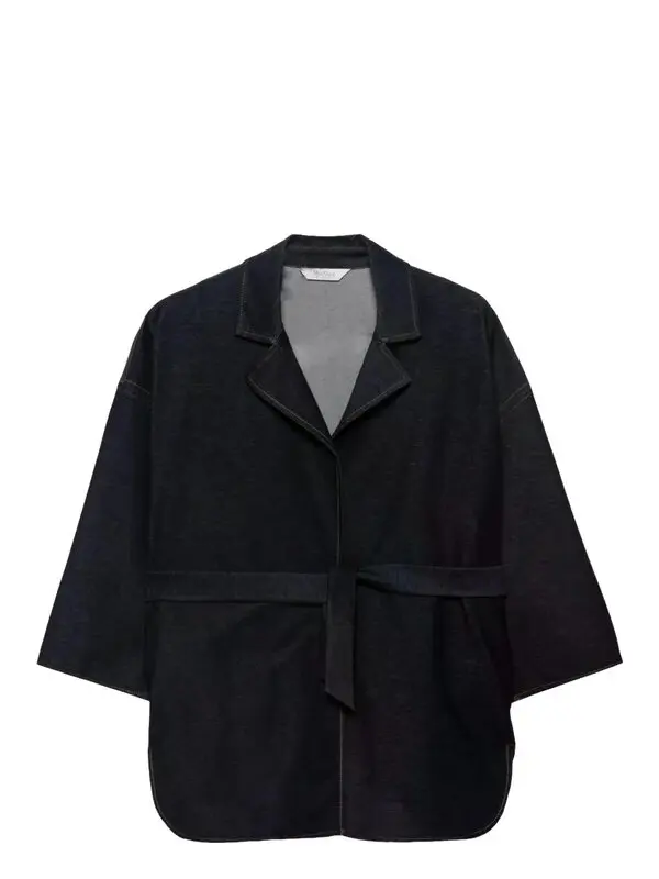Max Mara Belted Jacket - Blue