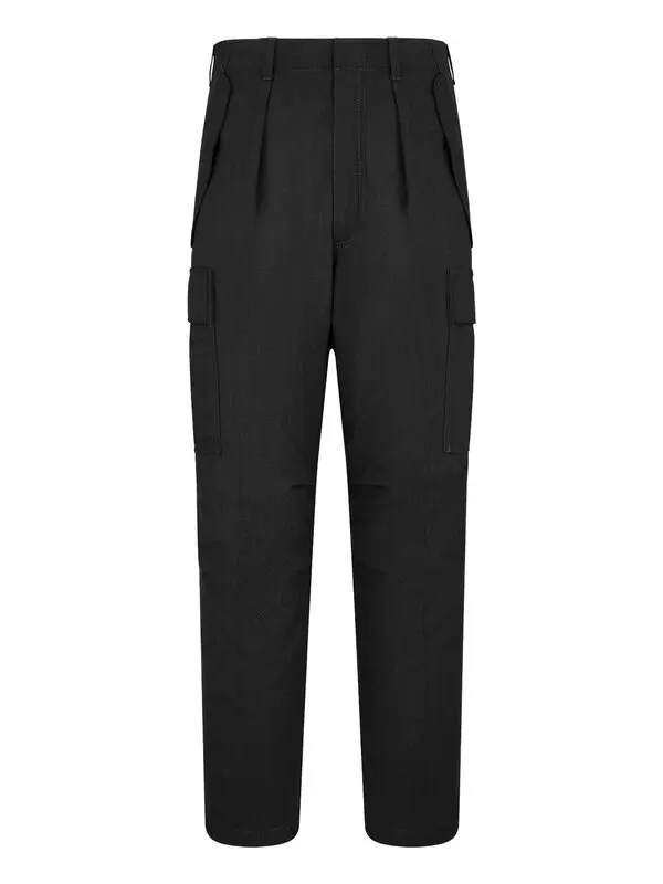 TOM FORD Virgin Wool-blend Cargo Trousers - Black