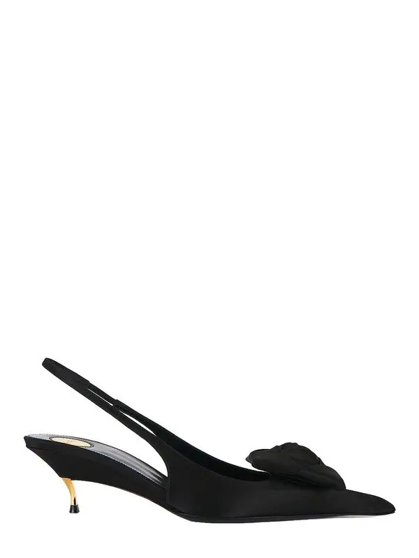 Saint Laurent Dakota Slingback Pump - Nero