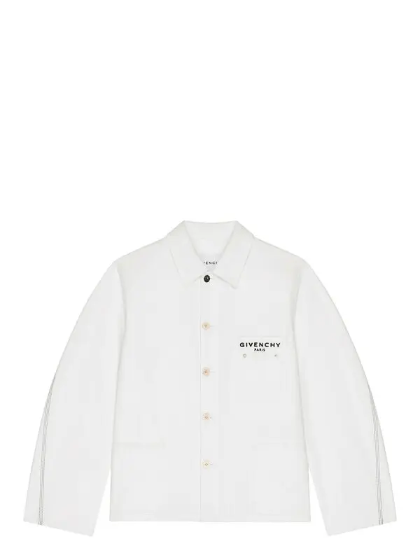 Givenchy Couture Seam Denim Jacket - White