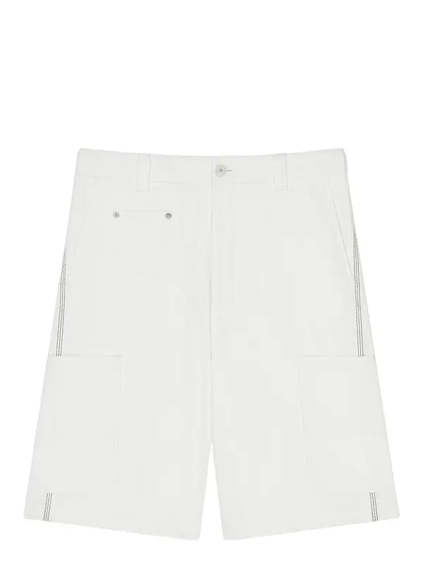 Givenchy Cargo Bermuda Shorts - White