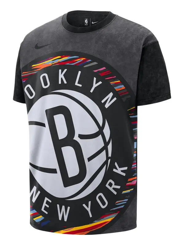 Nike Brooklyn Nets Essential City Edition Nba Max90 T-shirt - Grey