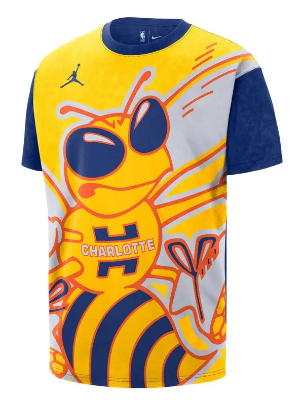 Nike Charlotte Hornets Essential City Edition Nba Max90 T-shirt - Yellow
