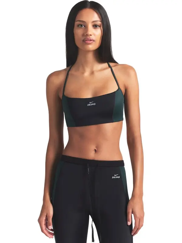 Nike Skims Shine Micro-scoop Bra - Black