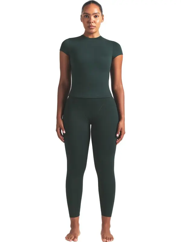 Nike Skims Matte High-waisted V-line 26" Leggings - Green