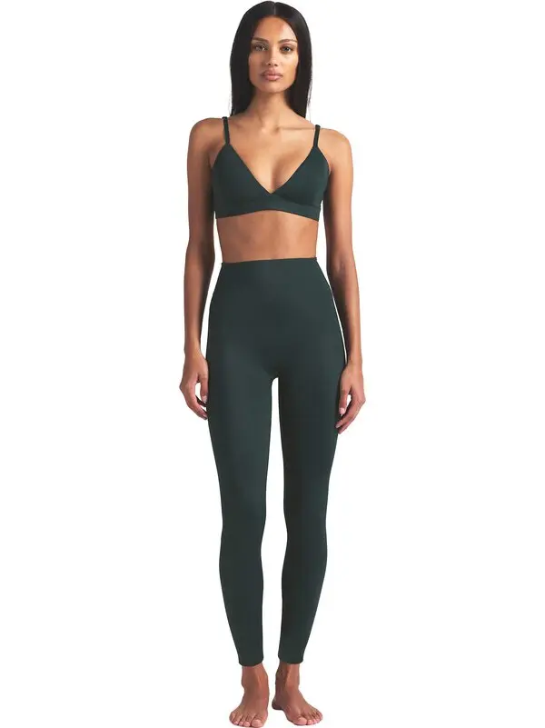 Nike Skims Shine High-waisted Bonded 26" Leggings - Green