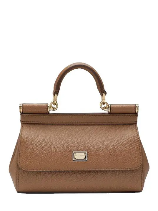 Dolce & Gabbana Small Sicily Top-handle Bag - Brown