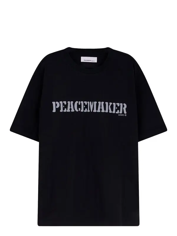 PEACEMAKER OAMC Cotton Tshirt - Black