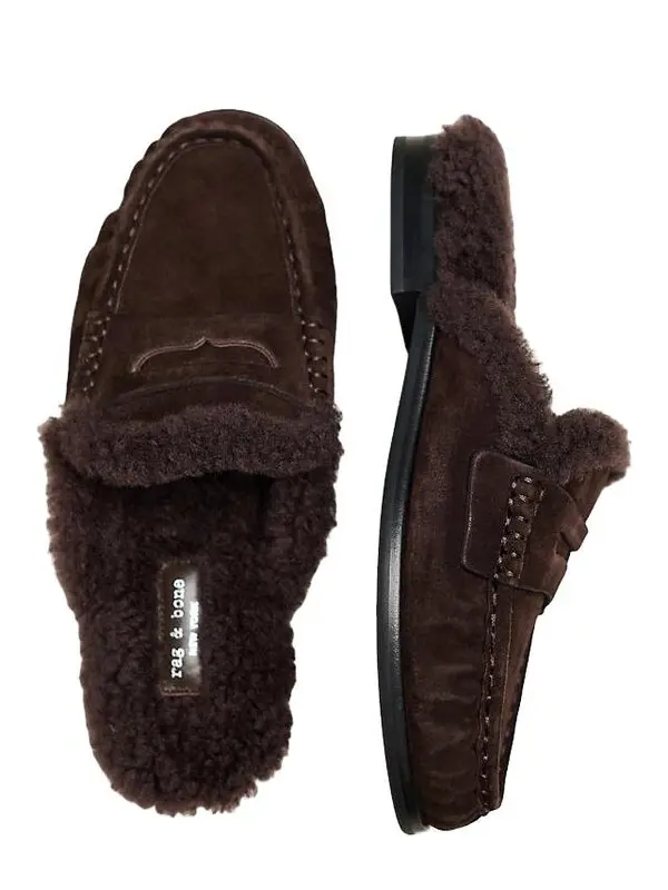 Rag & Bone Carter Mules - Brown