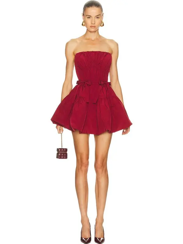 AKNVAS Kamilla Tech Dress - Burgundy