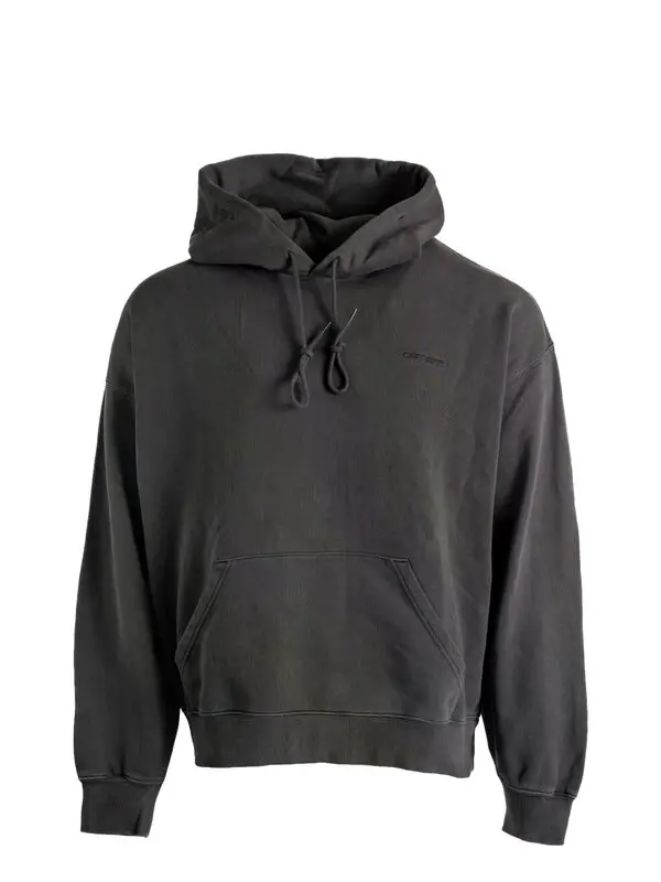 Carhartt Work In Progress Hooded Long-sleeved Sweatshirt - Grey