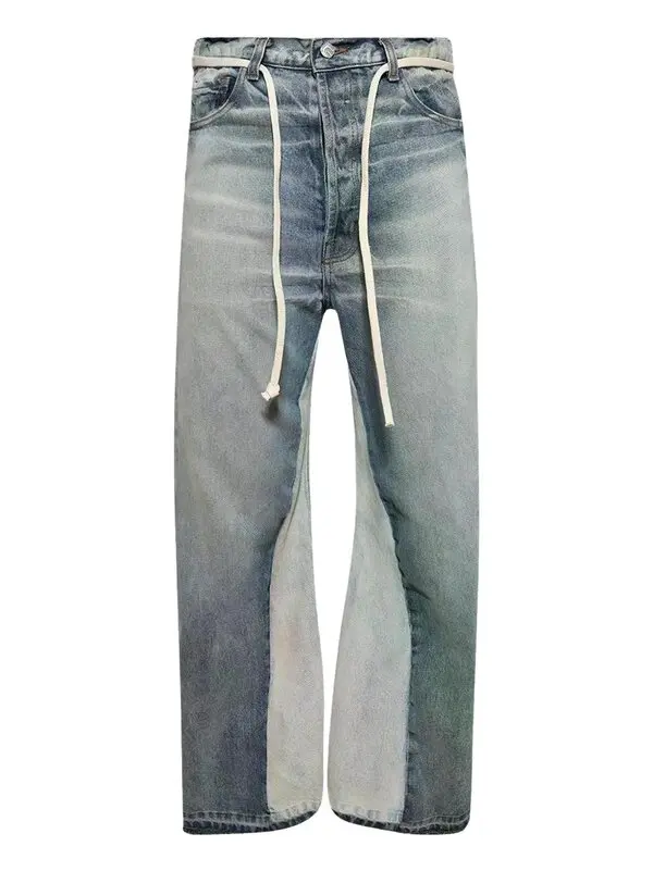 RRR123 Drawstring-fastening Jeans - Blue