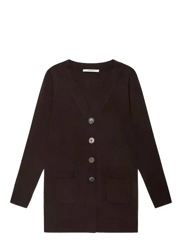Malìparmi Button Patch-pocket Cardigan - Brown