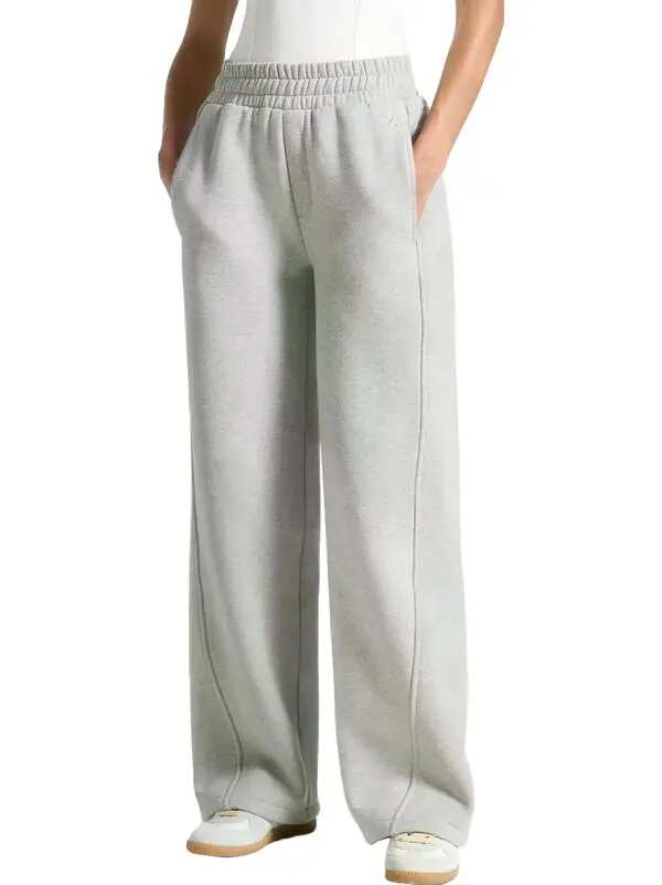 Manière De Voir Maniere De Voir Iris Relaxed Fit Wide Leg Track Pants - Grey