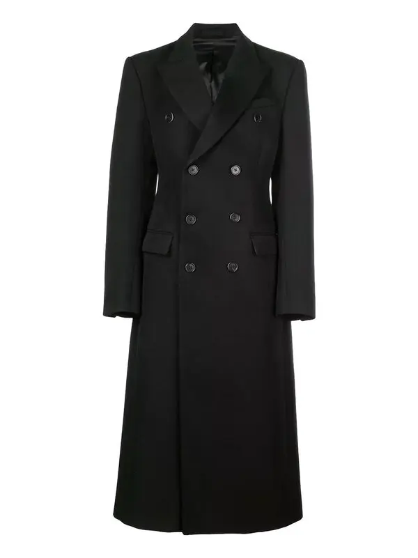 Wardrobe.NYC X The Woolmark Company Release 05 Double-breasted Coat - Black