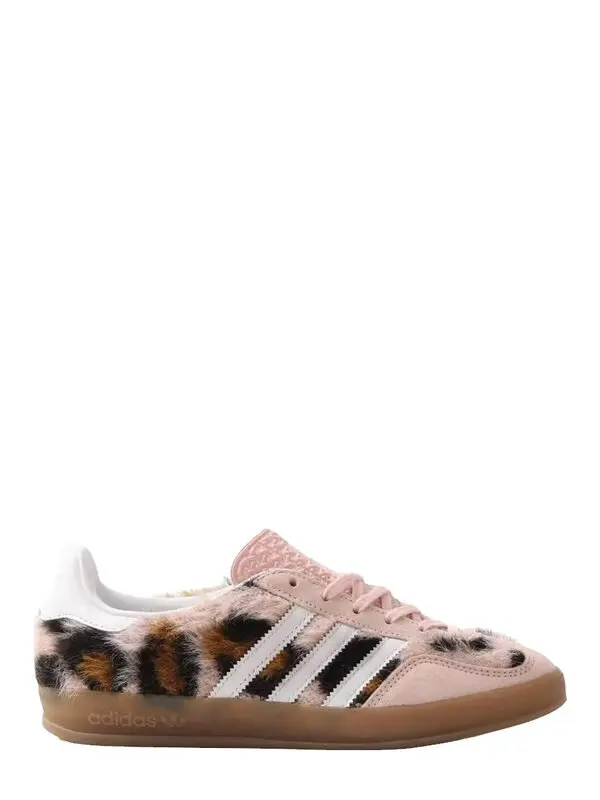 Adidas Gazelle Indoor Atmos Pink Trinity Leopard Sneakers - Sand Pink/footwear White/core Black
