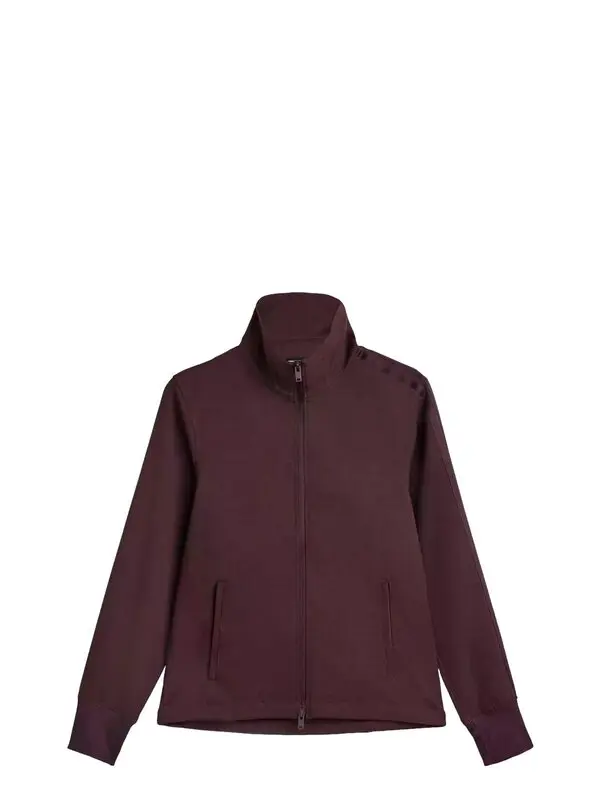 Y3 Zip-fastening Sweatshirt With Stripe Detail - Red