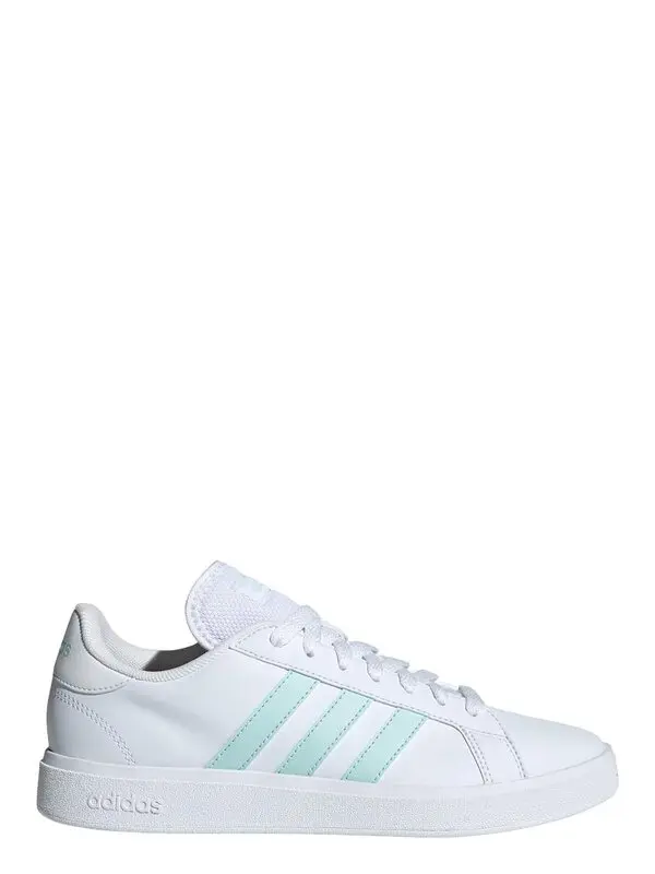 Adidas Grand Court Td White - Cloud White/semi Flash Aqua