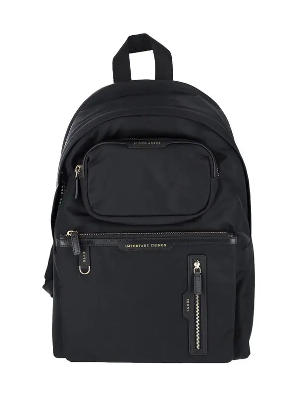 ANYA HINDMARCH Luxury Travel Backpack - Black