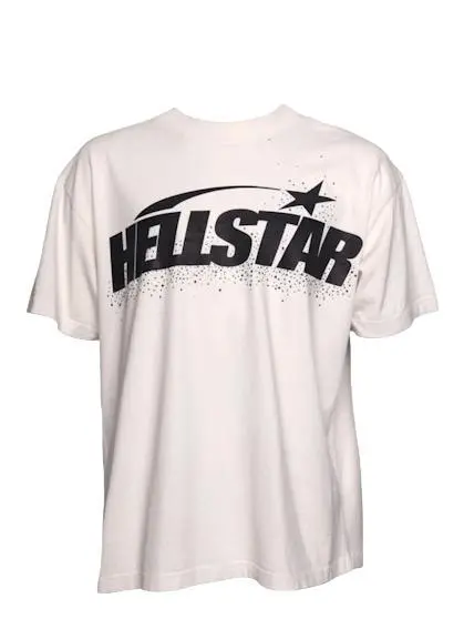 HELLSTAR Classic Rhinestone T-shirt - White