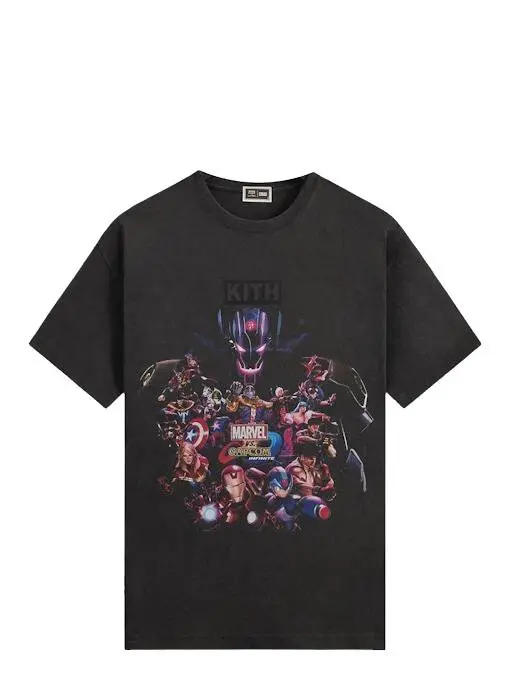 Kith X Marvel Vs. Capcom Infinite Vintage Tee Shirt - Black